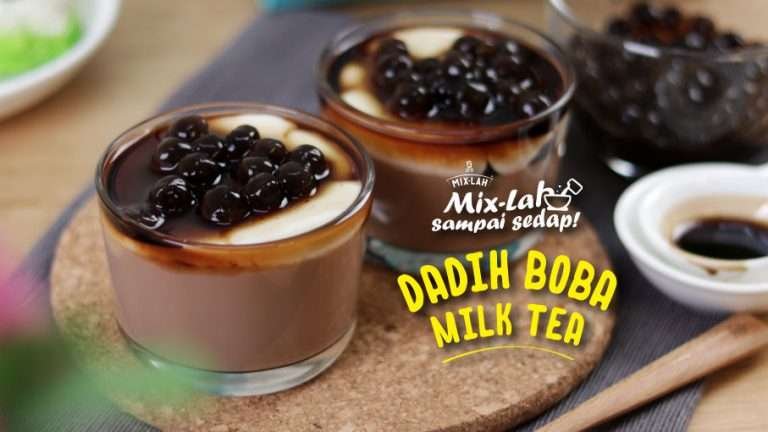 Resepi Dadih Boba Milk Tea Mudah dan Sedap - GFB Food