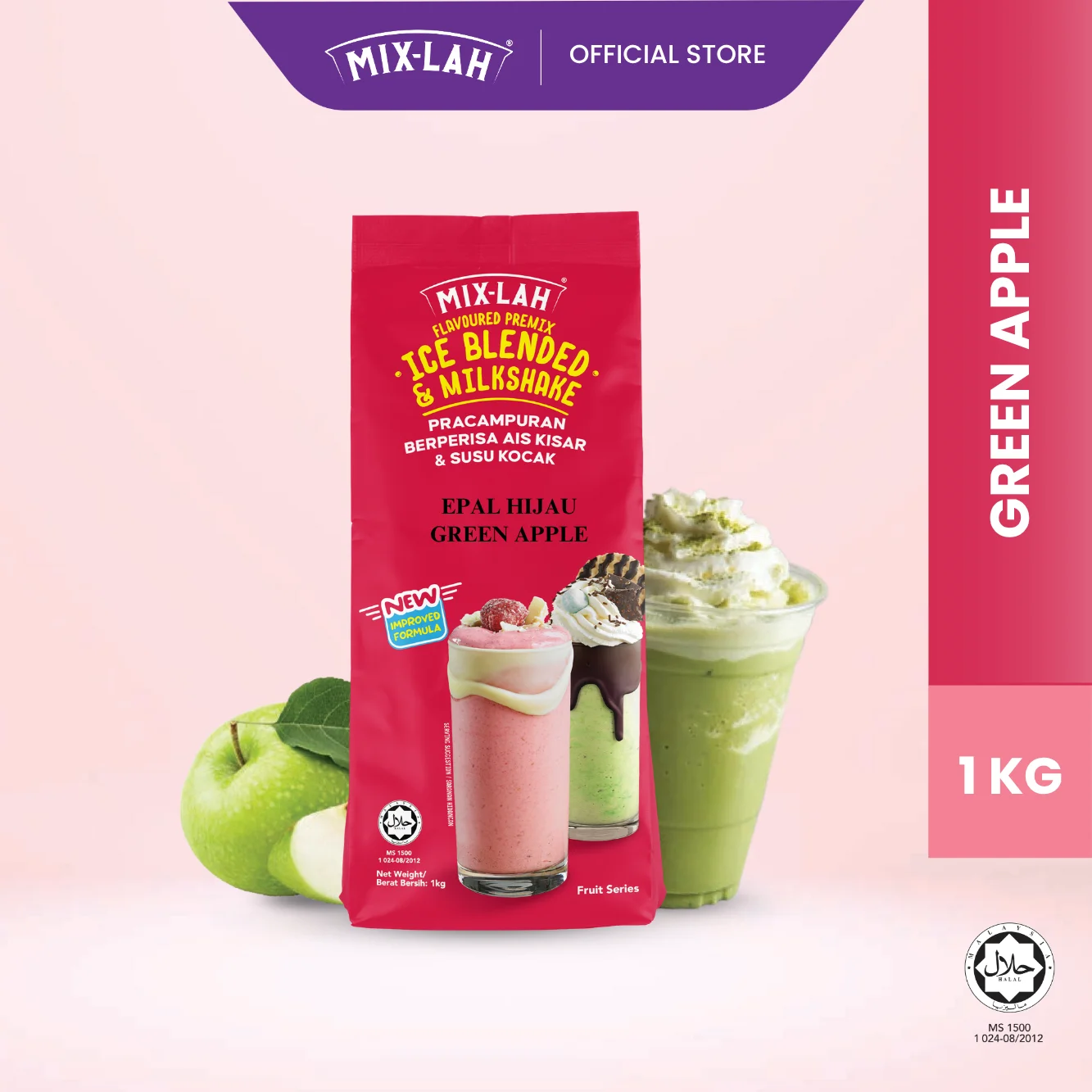 Green Apple Ice Blended & Frappe Powder - GFB Food
