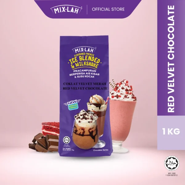 Red Velvet Chocolate Ice blended & Frappe Powder - GFB Food